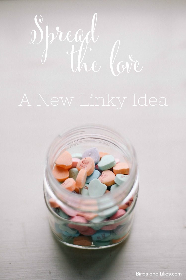 Spread the Love - A New Linky Idea | Birds and Lilies
